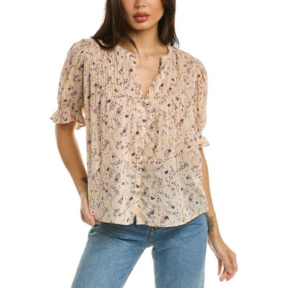 ba&sh | Tops | Bash Pintuck Top | Poshmark